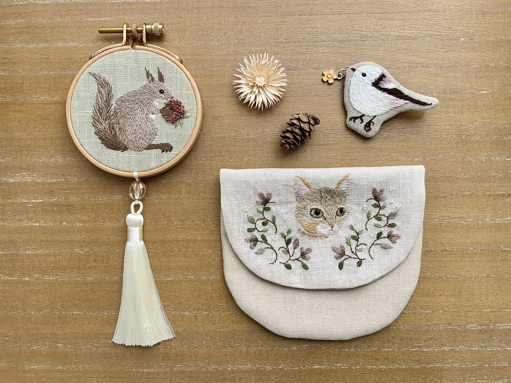 ゆっくり楽しむ動物刺繍 | Animal embroidery forum